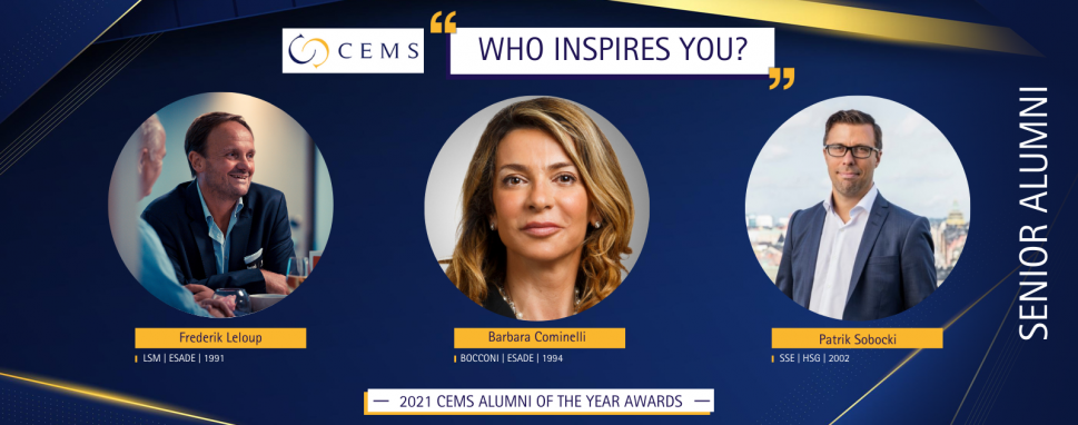 2021 CEMS Alumni of the Year Awards - Voting now open!